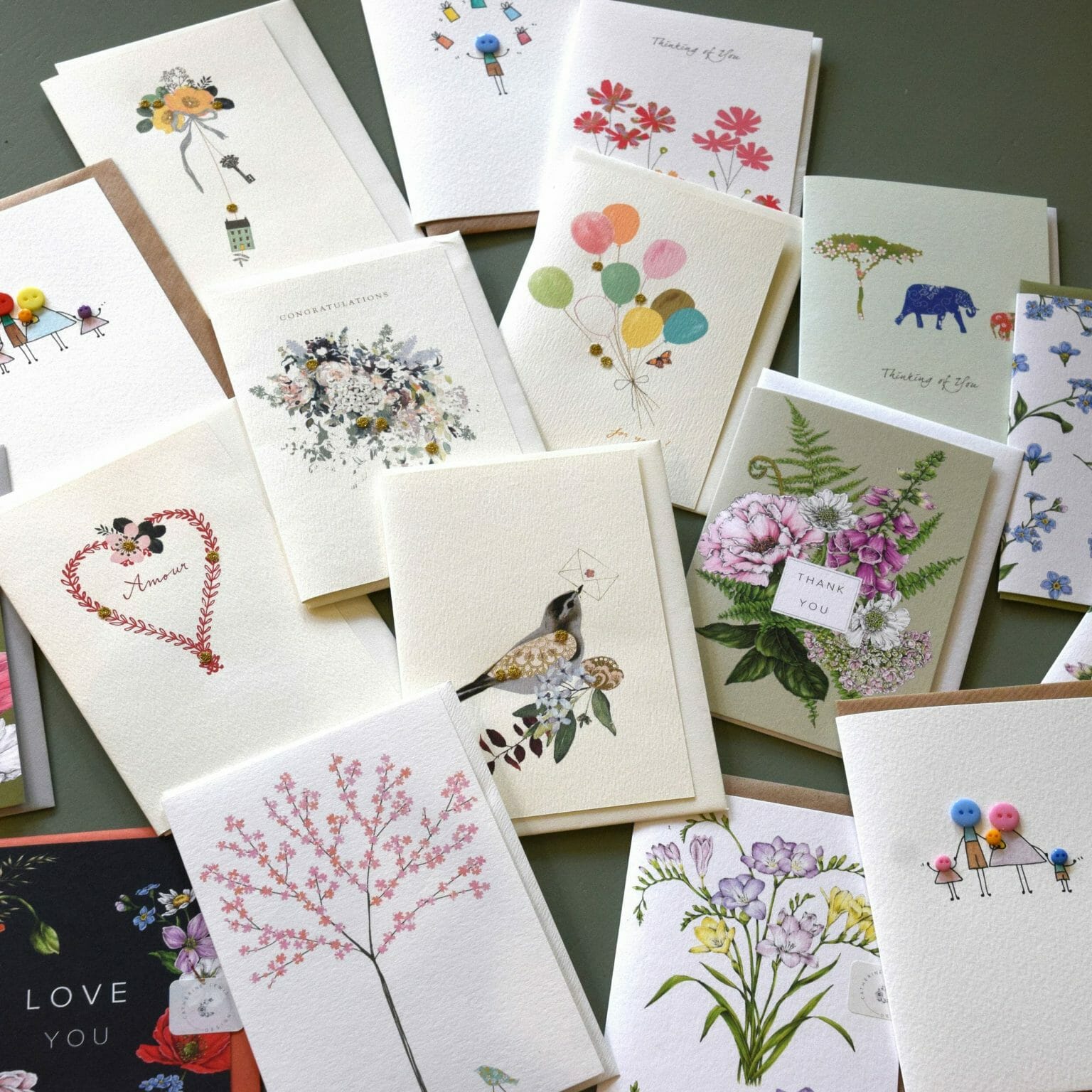 Designer Greeting Cards - Kensington Flowers